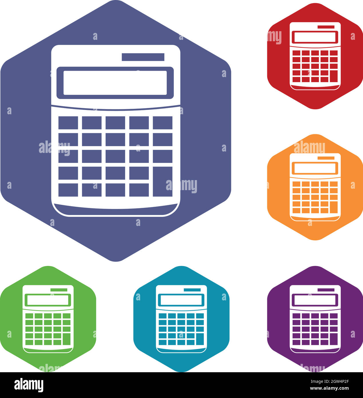 Calculator icons set Stock Vector Image & Art - Alamy