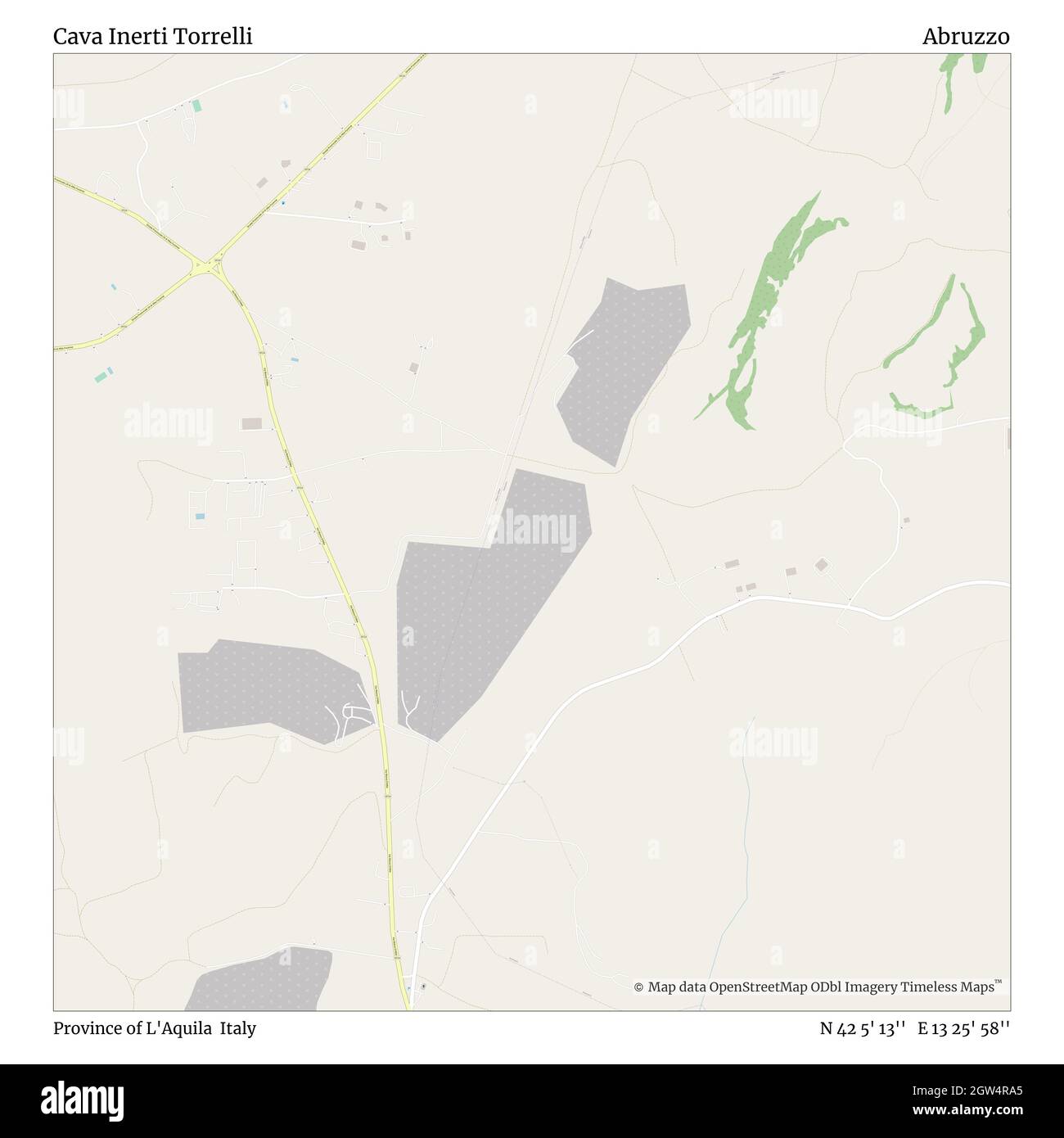 Cava Inerti Torrelli, Province of L'Aquila, Italy, Abruzzo, N 42 5' 13 ...