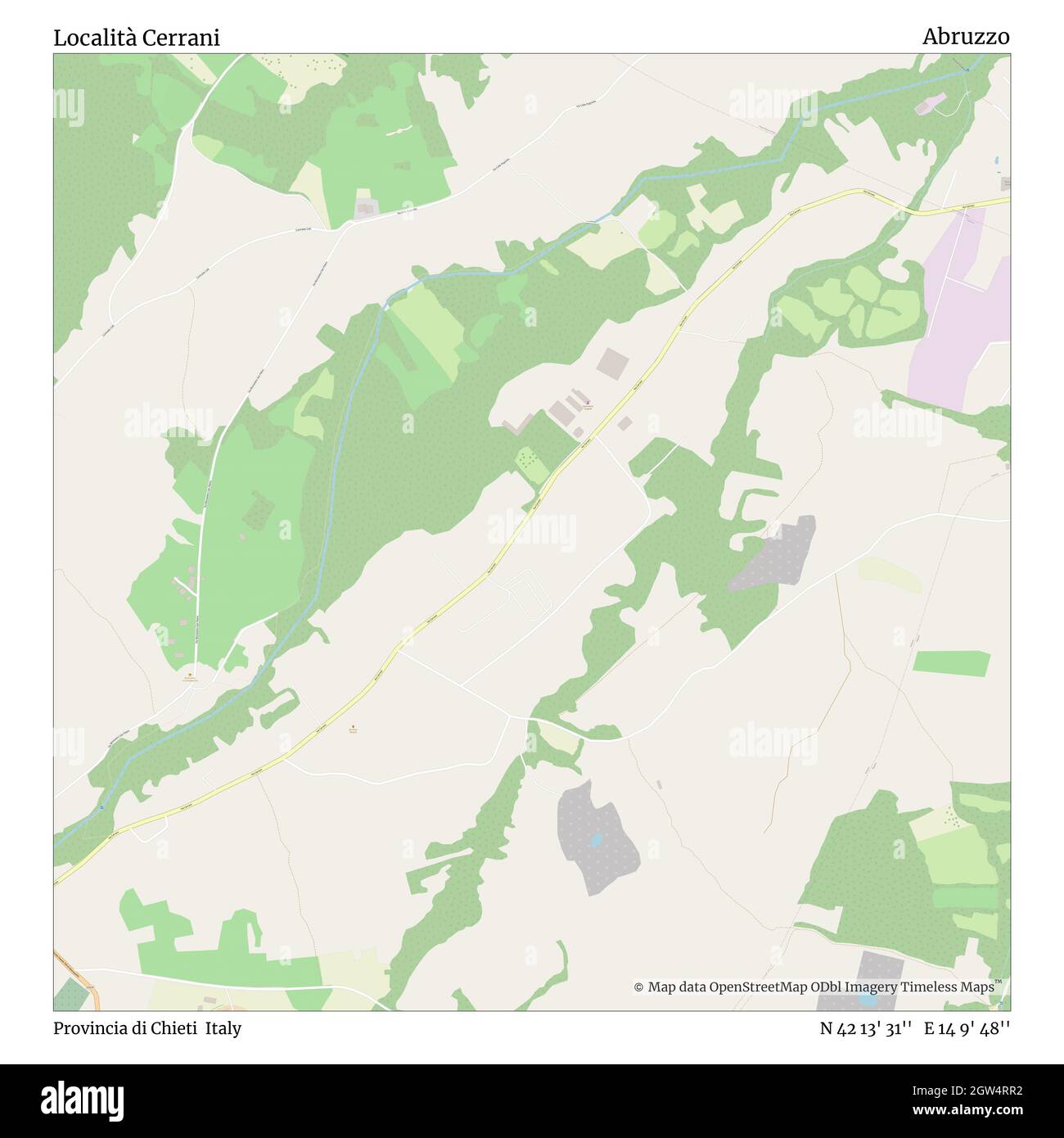 Località Cerrani, Provincia di Chieti, Italy, Abruzzo, N 42 13' 31'', E ...