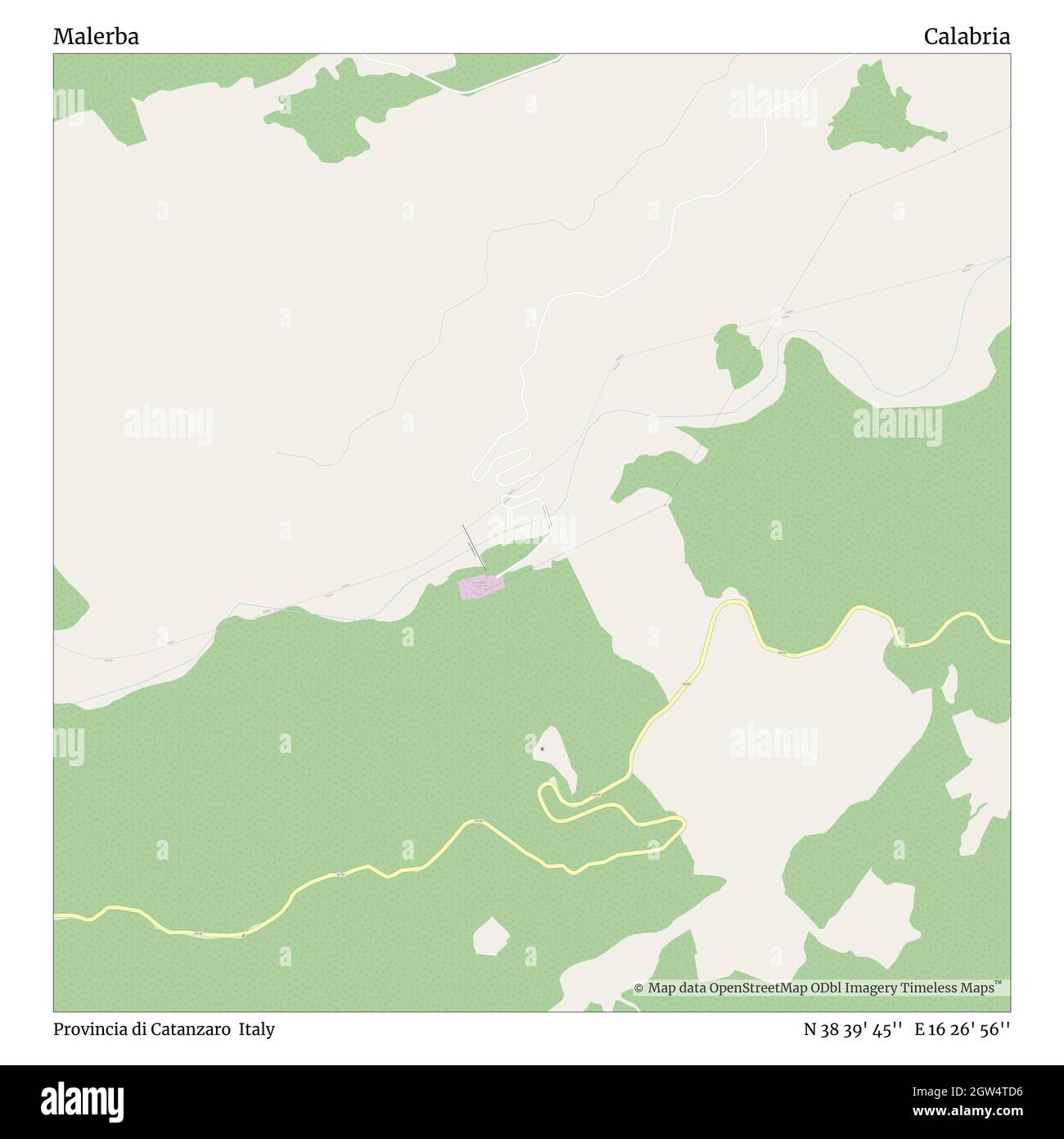 Map of catanzaro hi-res stock photography and images - Alamy