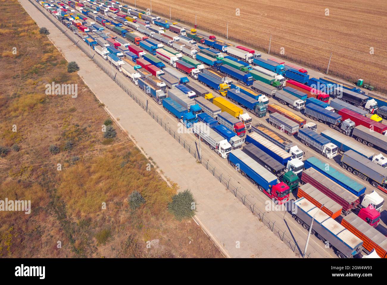Distribution center concept trucks hi-res stock photography and images ...