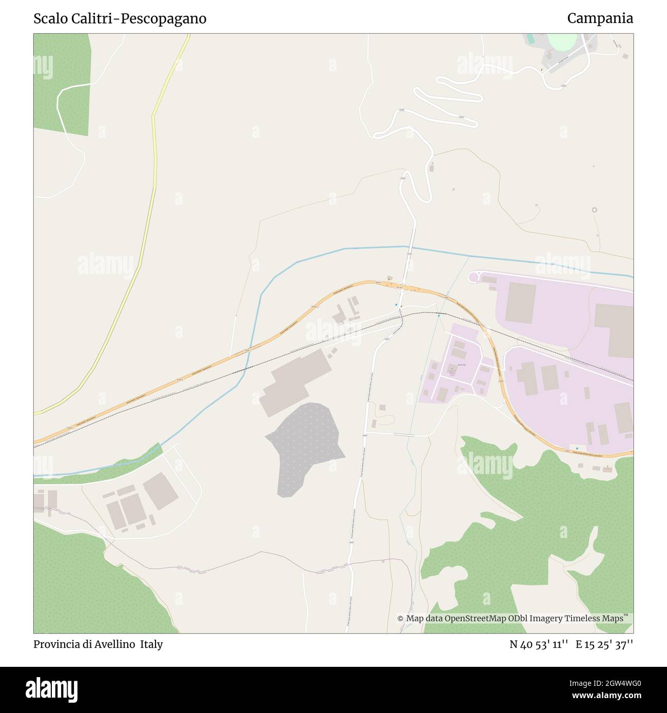 Scalo Calitri-Pescopagano, Provincia di Avellino, Italy, Campania, N 40 ...
