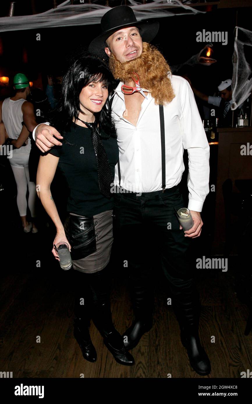 New York, NY, USA. 29 October, 2011. Ali Mroczkowski, Taylor Schultz at ...