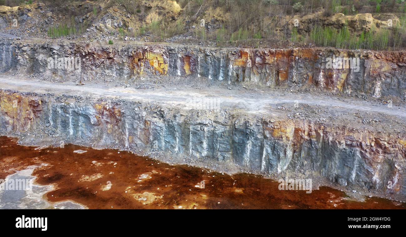 Red Granite Stone Quarry