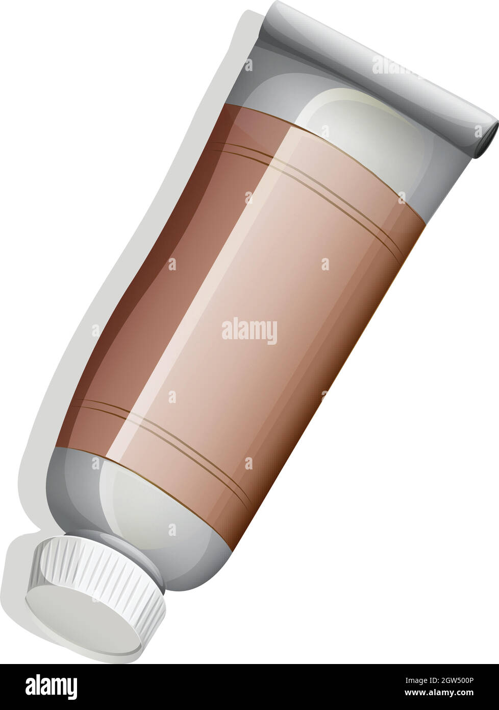 A brown medicinal tube Stock Vector Image & Art - Alamy