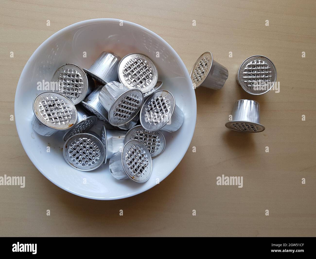 Coffee capsule recycling hi-res stock photography and images - Alamy