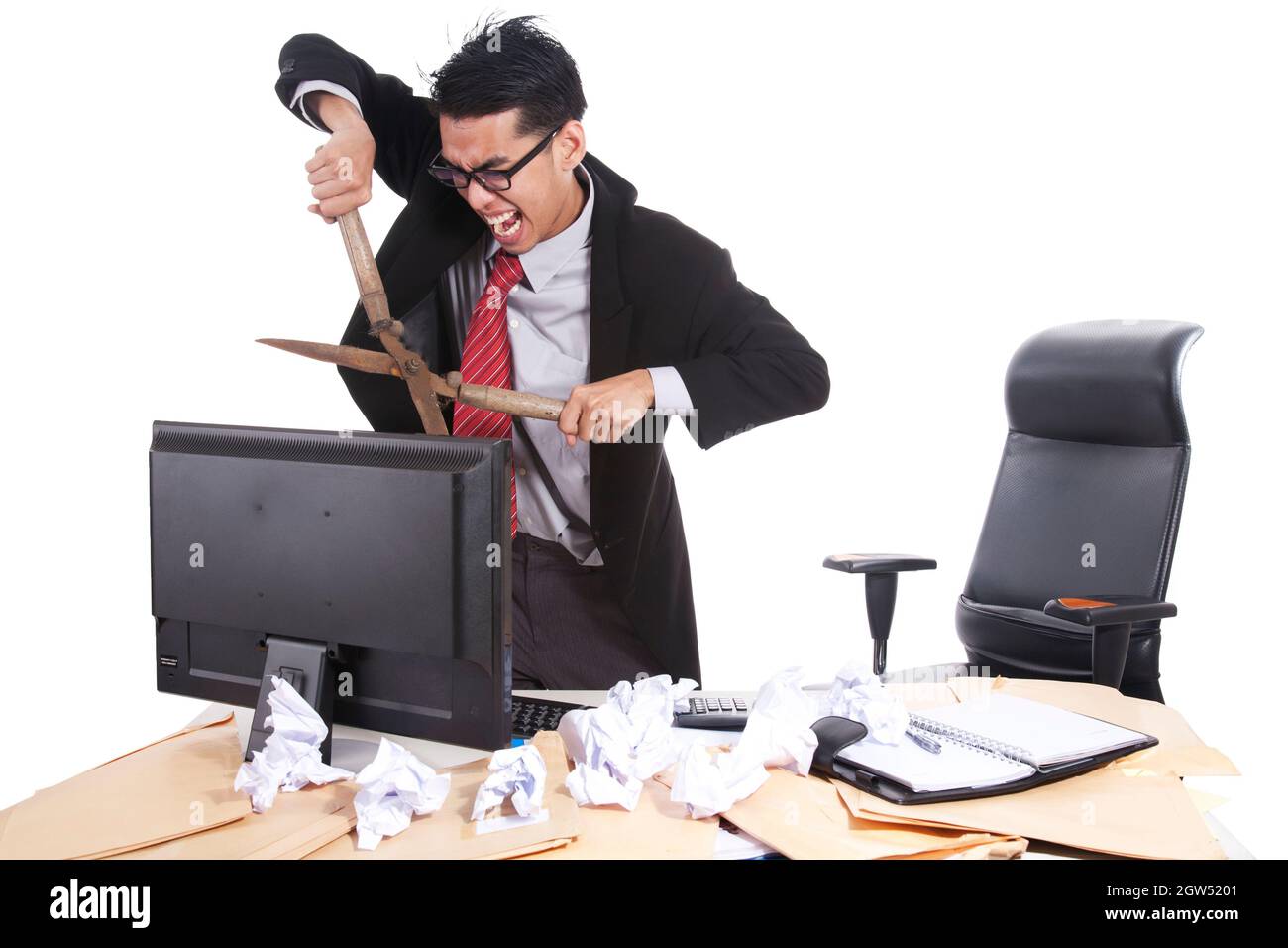 Three Angry Business People One High Resolution Stock Photography and ...