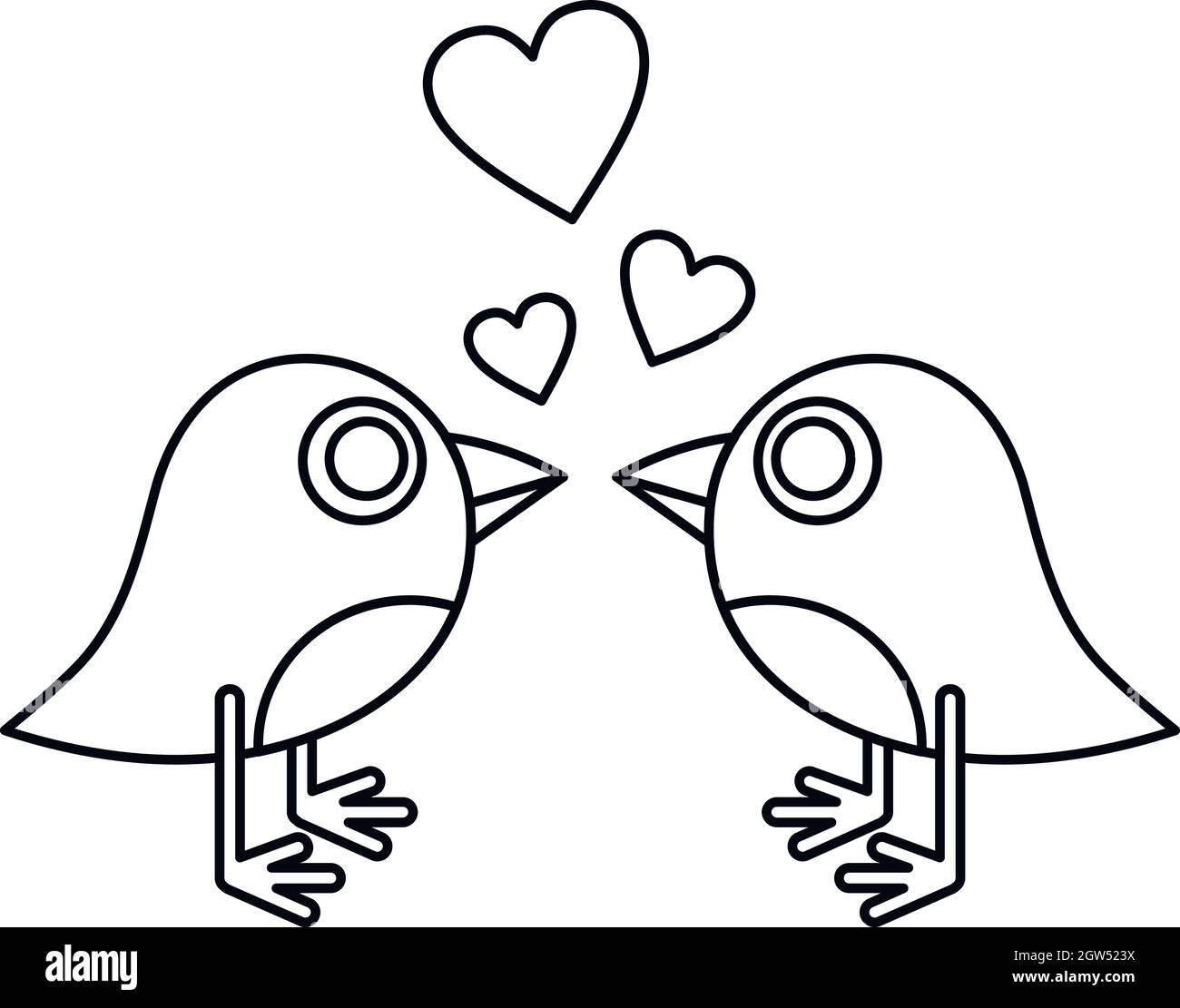 The song birds Stock Vector Images - Alamy