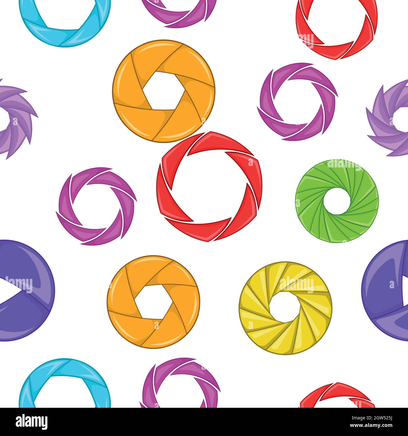 Aperture pattern, cartoon style Stock Vector Image & Art - Alamy