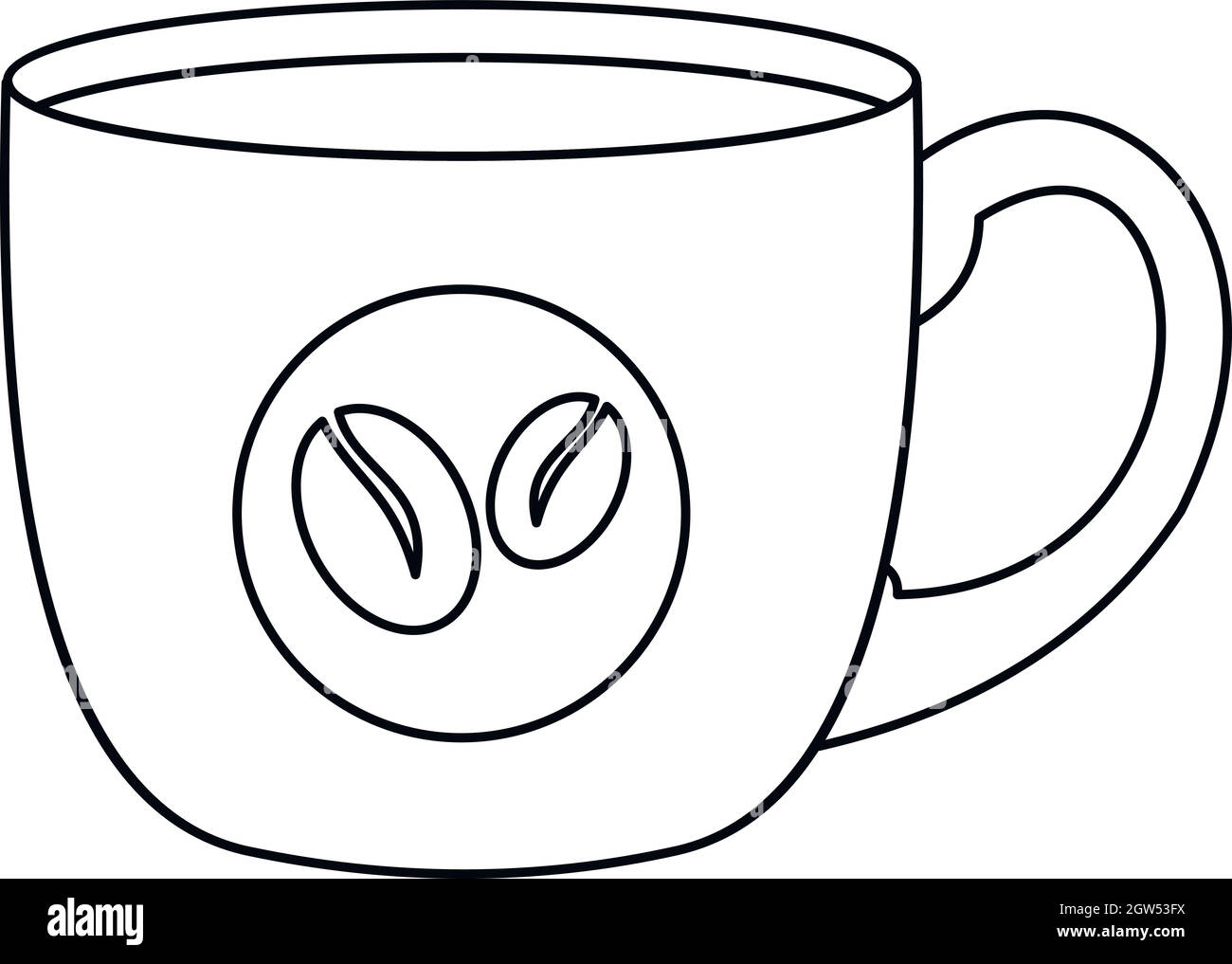 Coffee cup icon, simple style Stock Vector Image & Art - Alamy