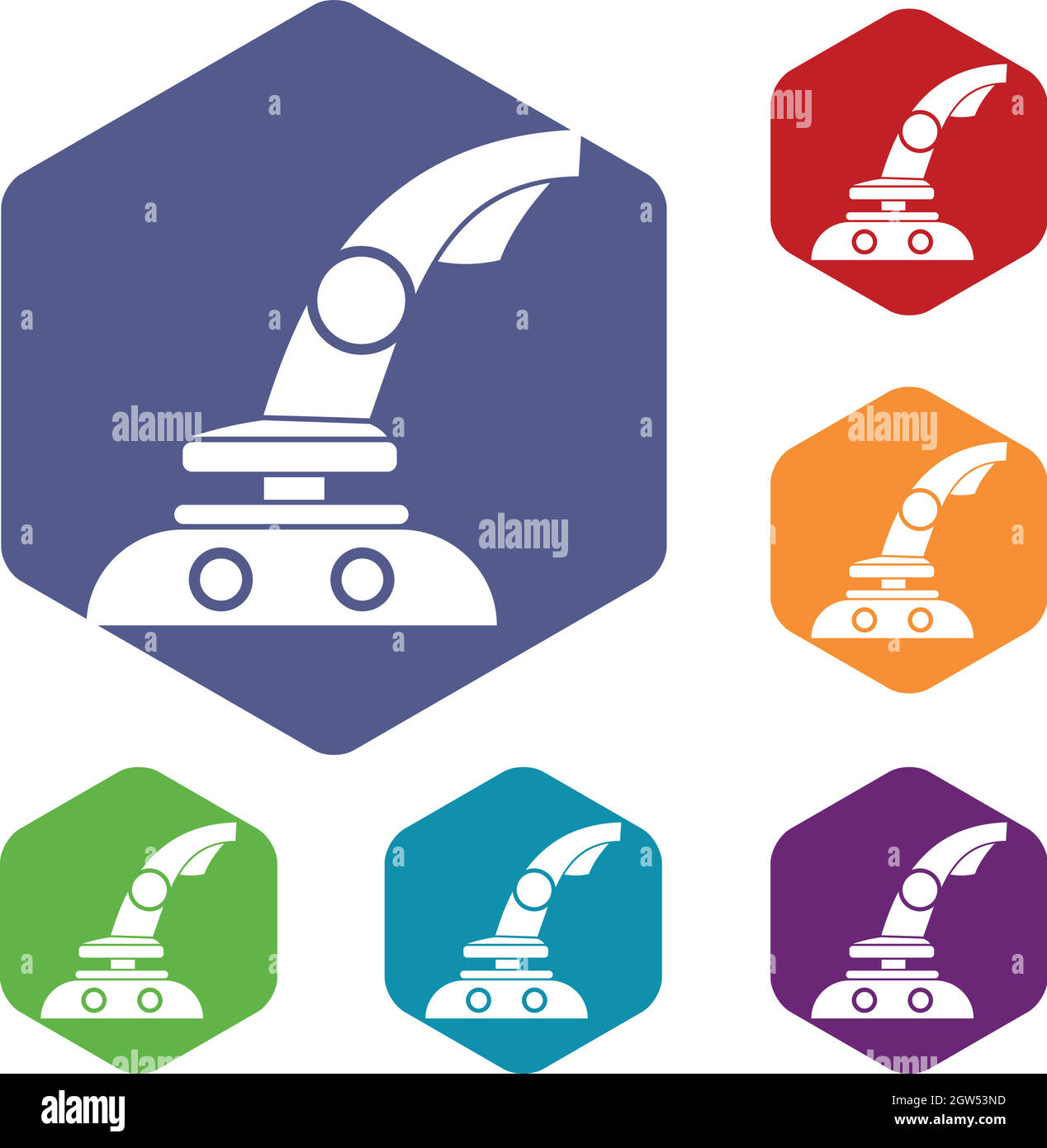 Joystick icons set Stock Vector Image & Art - Alamy