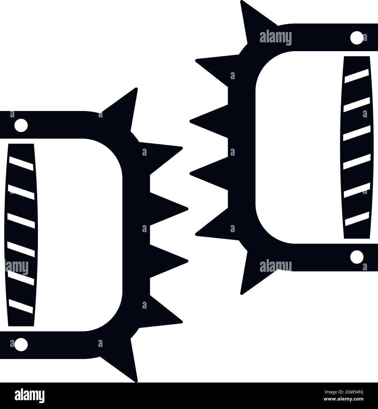 Safety spikes Stock Vector Images - Alamy