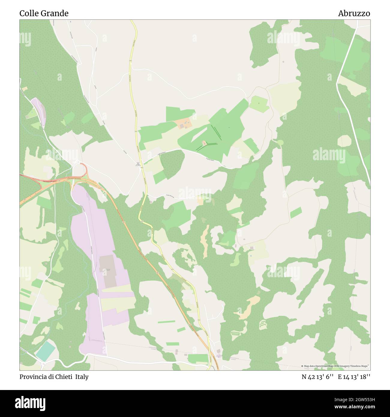 Map of chieti hi-res stock photography and images - Alamy
