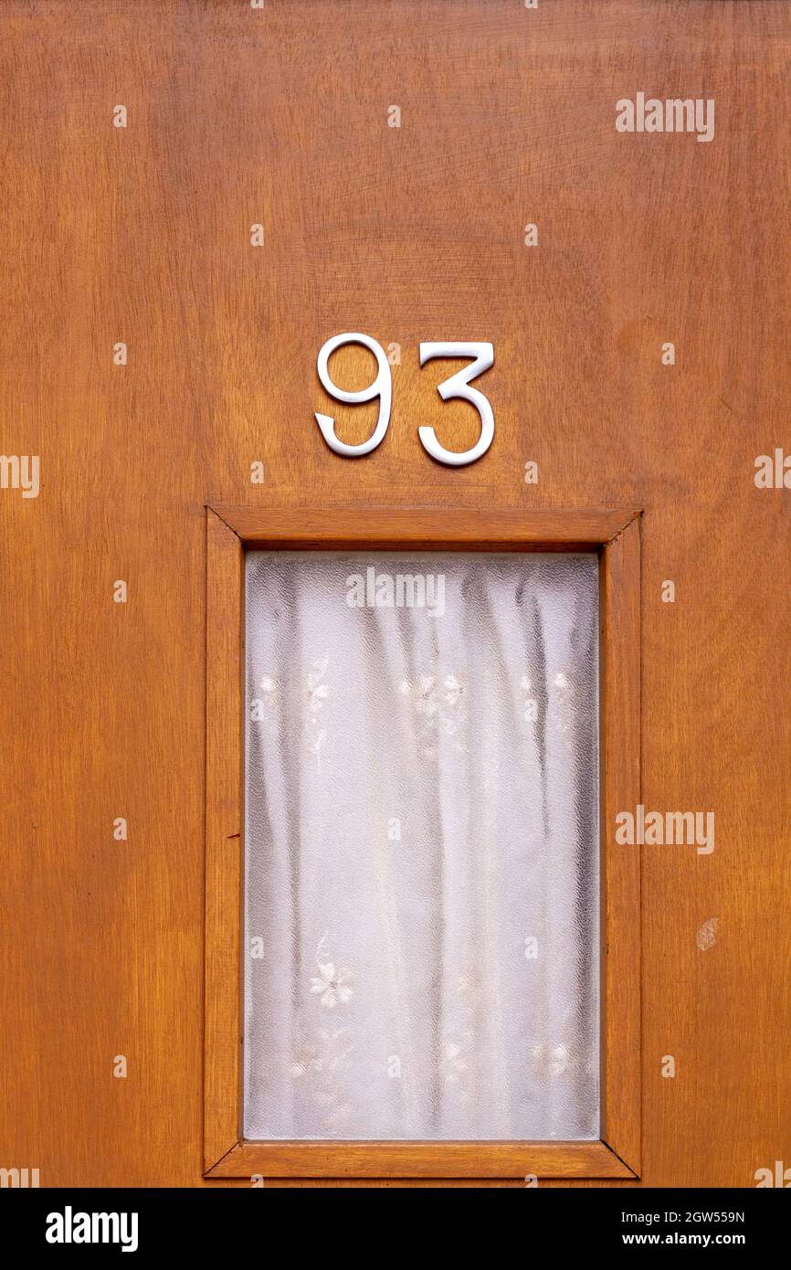 House number 93 sign hi-res stock photography and images - Alamy