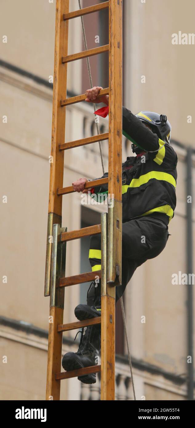 Fire drill stair hi-res stock photography and images - Alamy