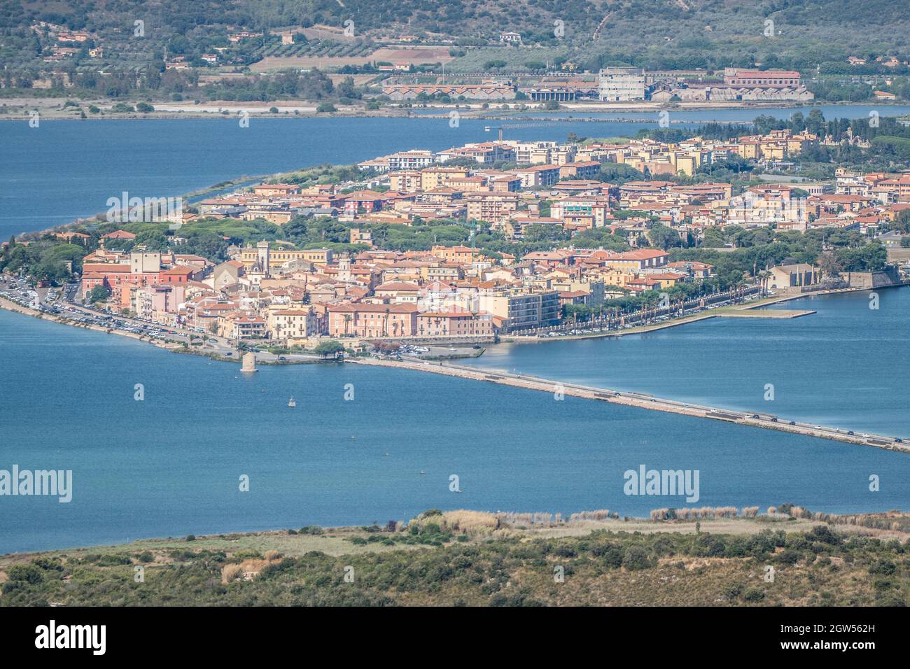 Italy orbetello aerial hi-res stock photography and images - Alamy