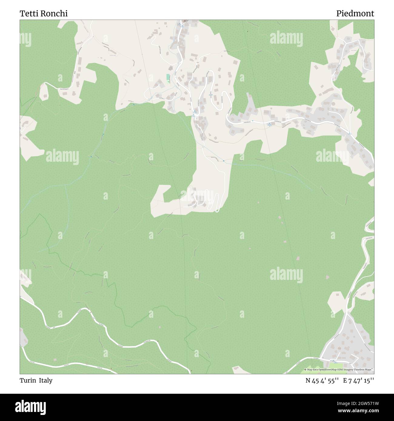 Tetti Ronchi, Turin, Italy, Piedmont, N 45 4' 55'', E 7 47' 15'', map ...