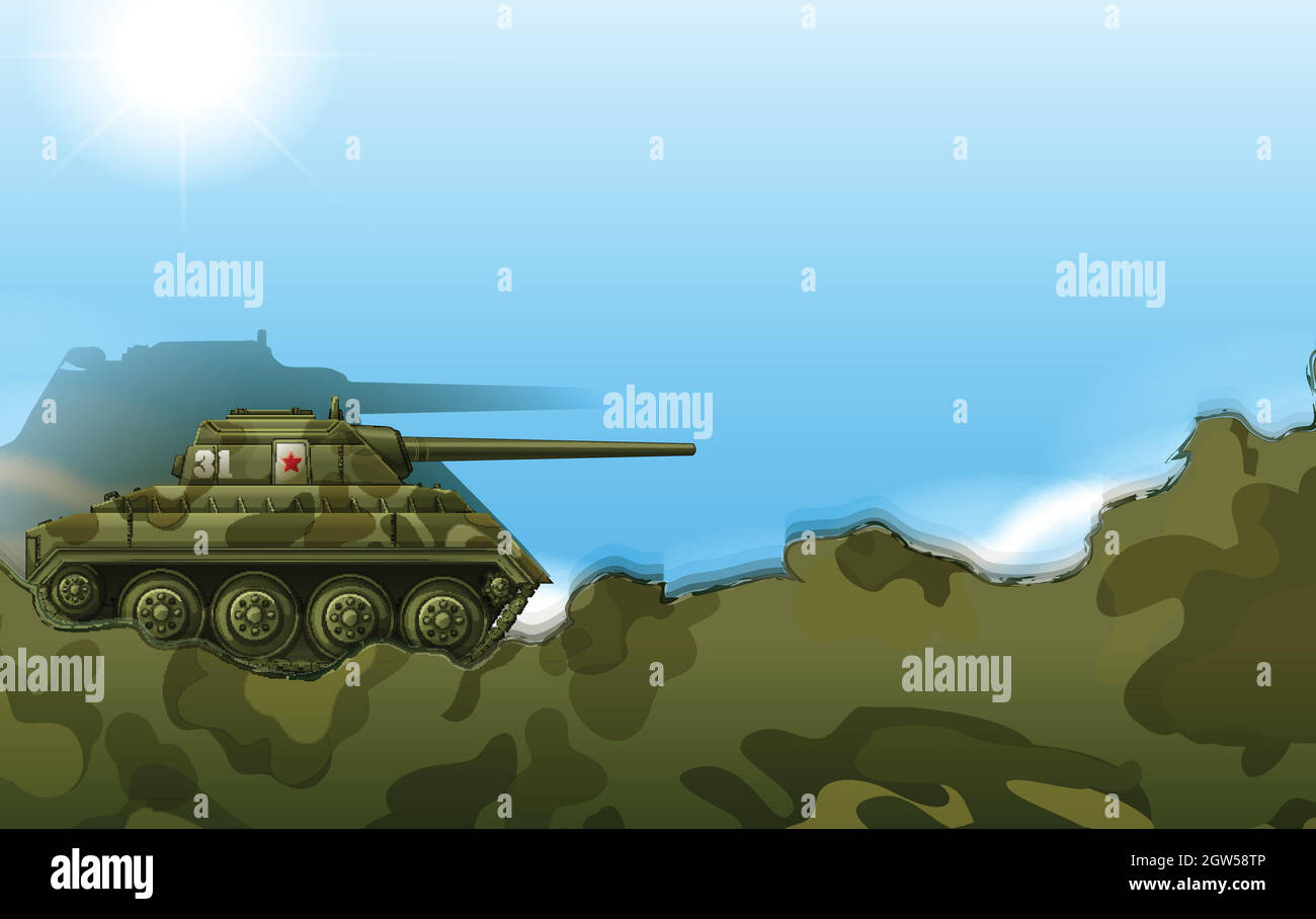 Light tank picture Stock Vector Images - Alamy