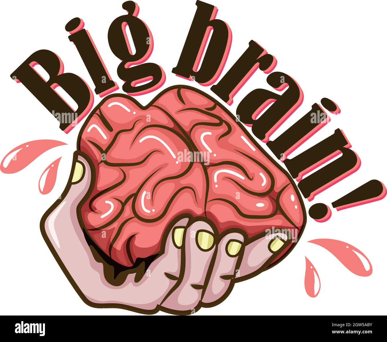 Hand and brain design Stock Vector Image & Art - Alamy