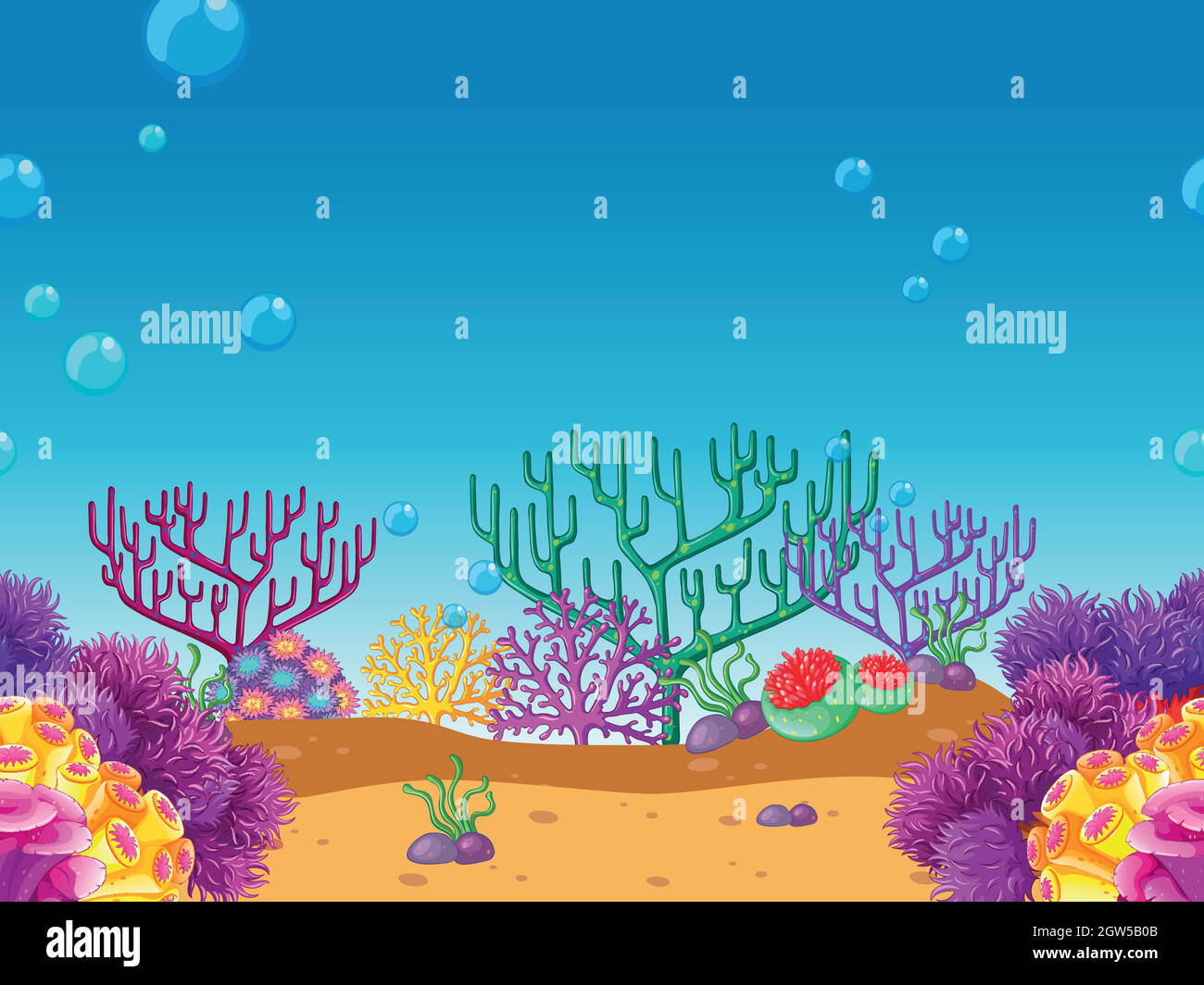 Coral Reef Background Clipart