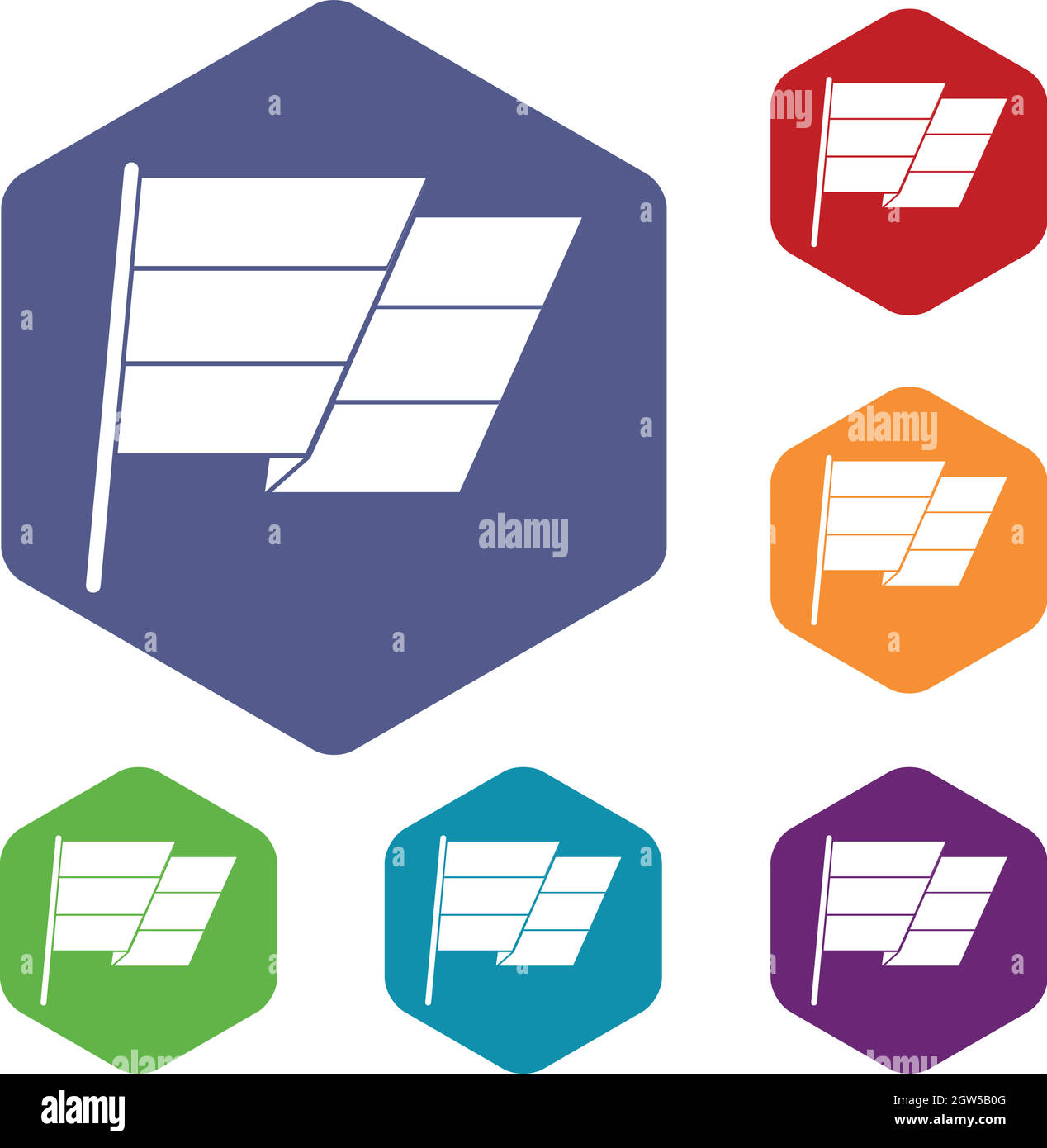 Flag icons set Stock Vector Image & Art - Alamy