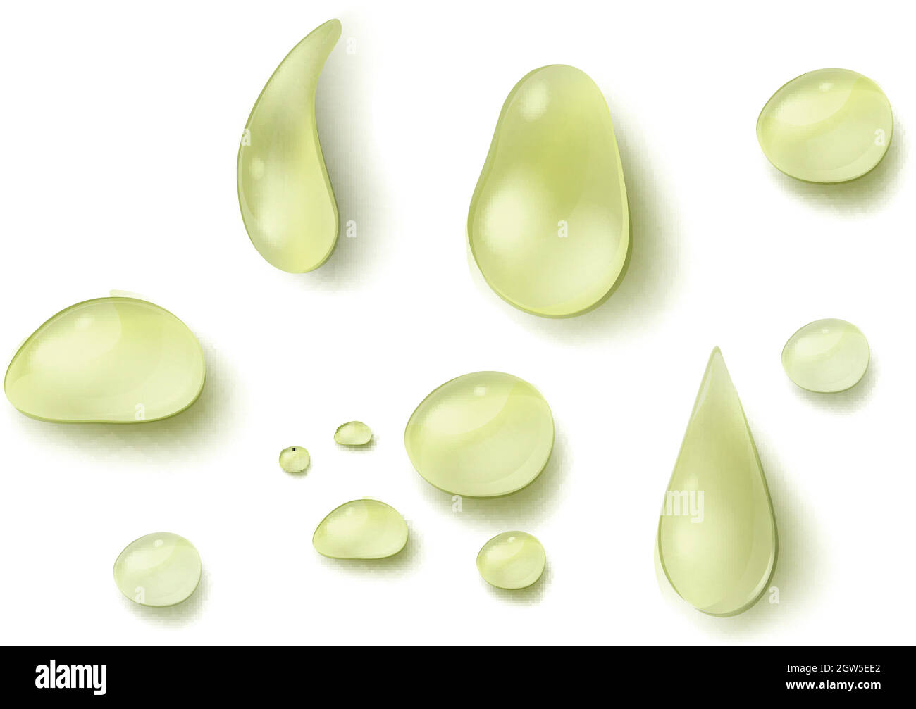 Different shapes water drops Stock Vector Images - Alamy