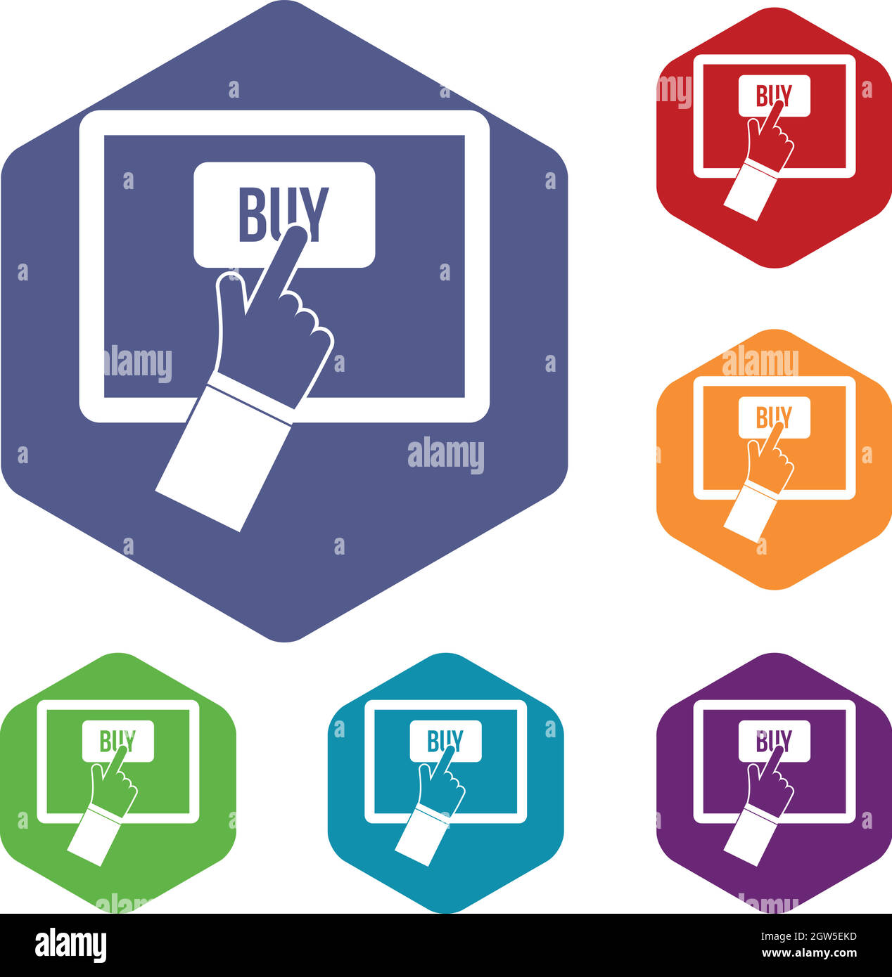 Online shopping icons set Stock Vector Image & Art - Alamy