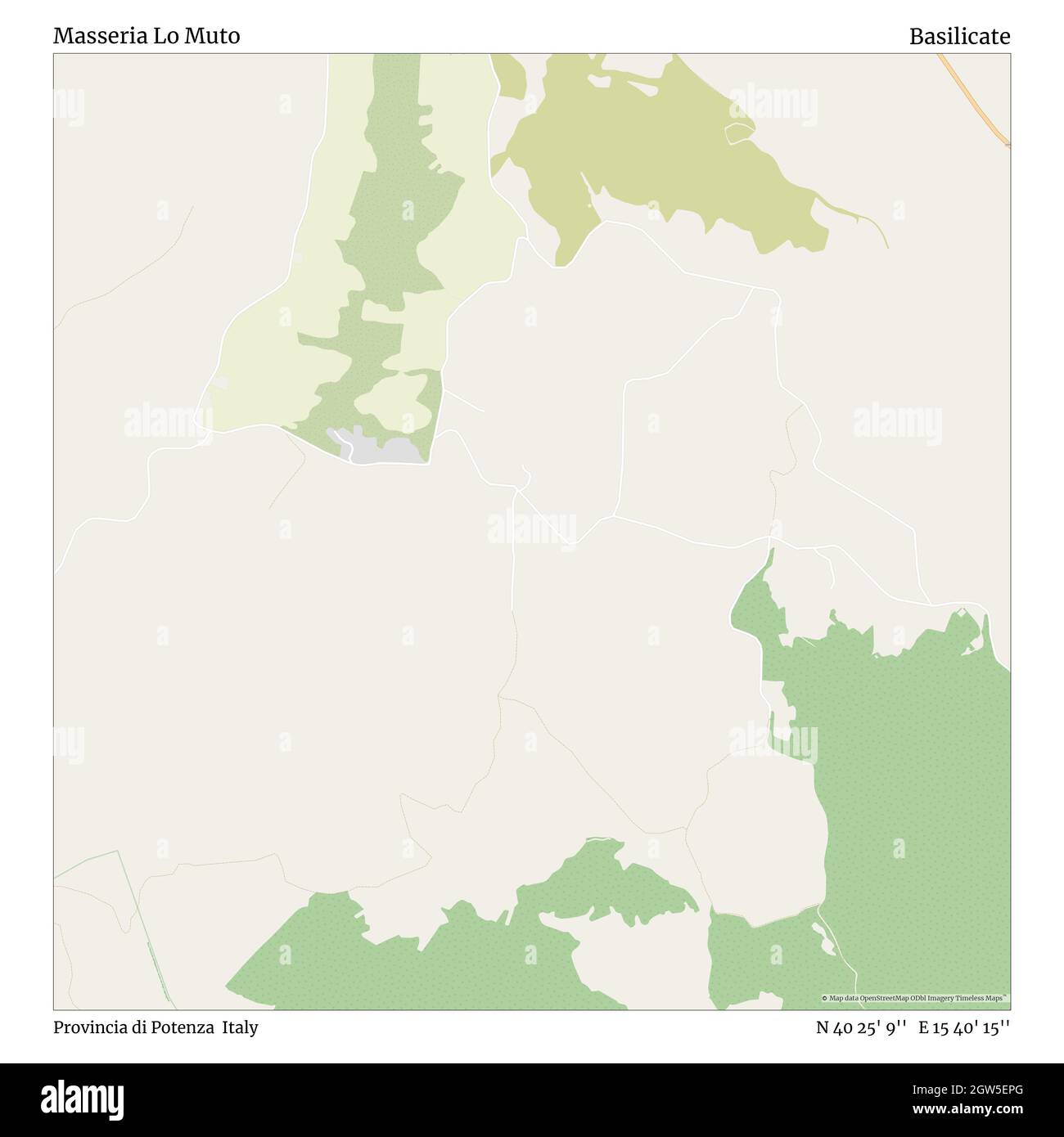 Masseria Lo Muto, Provincia di Potenza, Italy, Basilicate, N 40 25' 9 ...