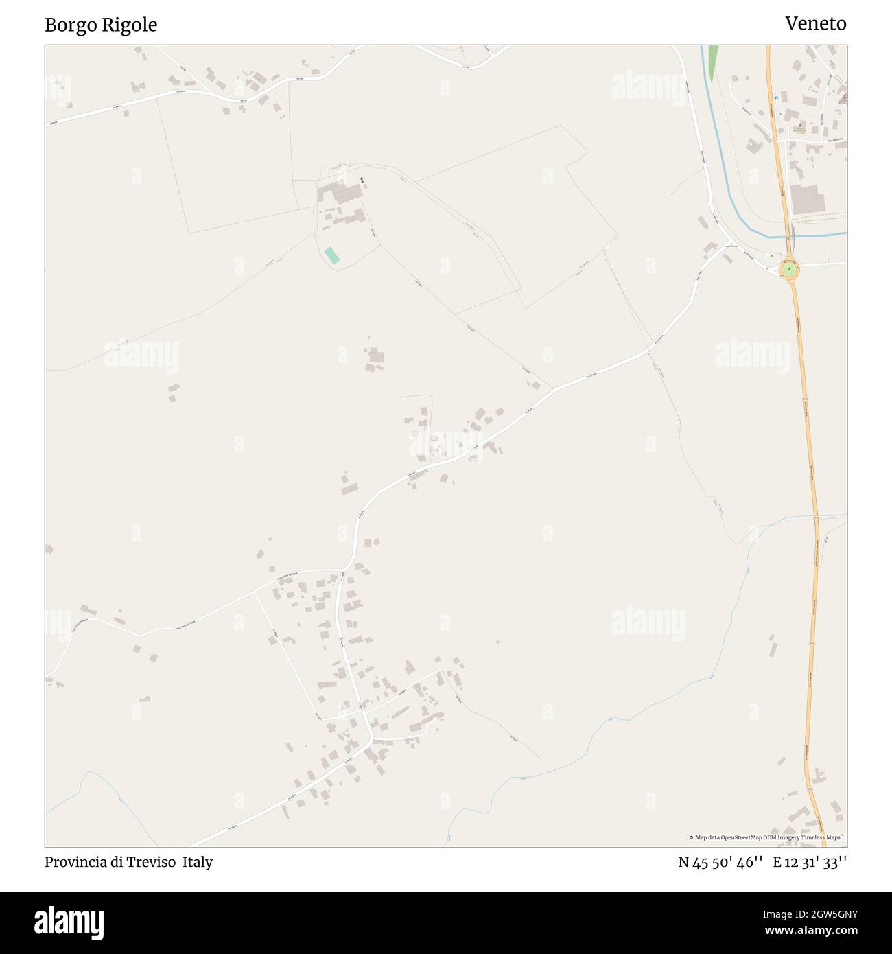 Map of treviso hi-res stock photography and images - Alamy