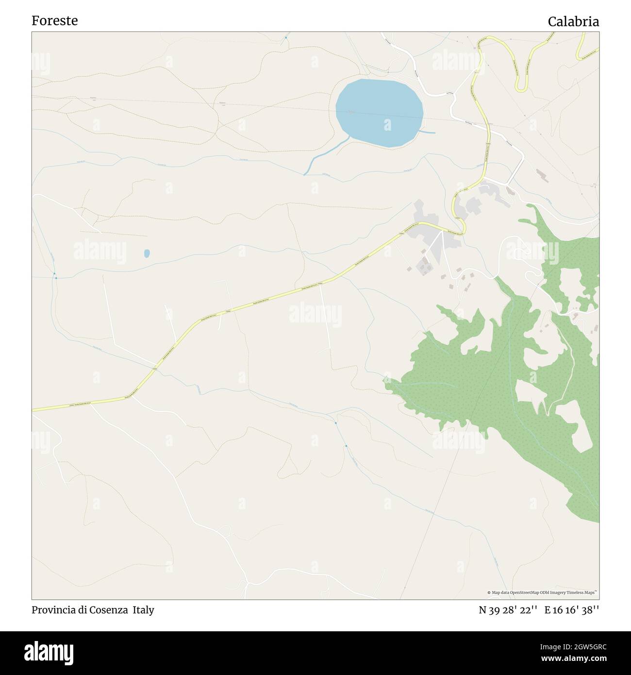 Map of cosenza hi-res stock photography and images - Alamy