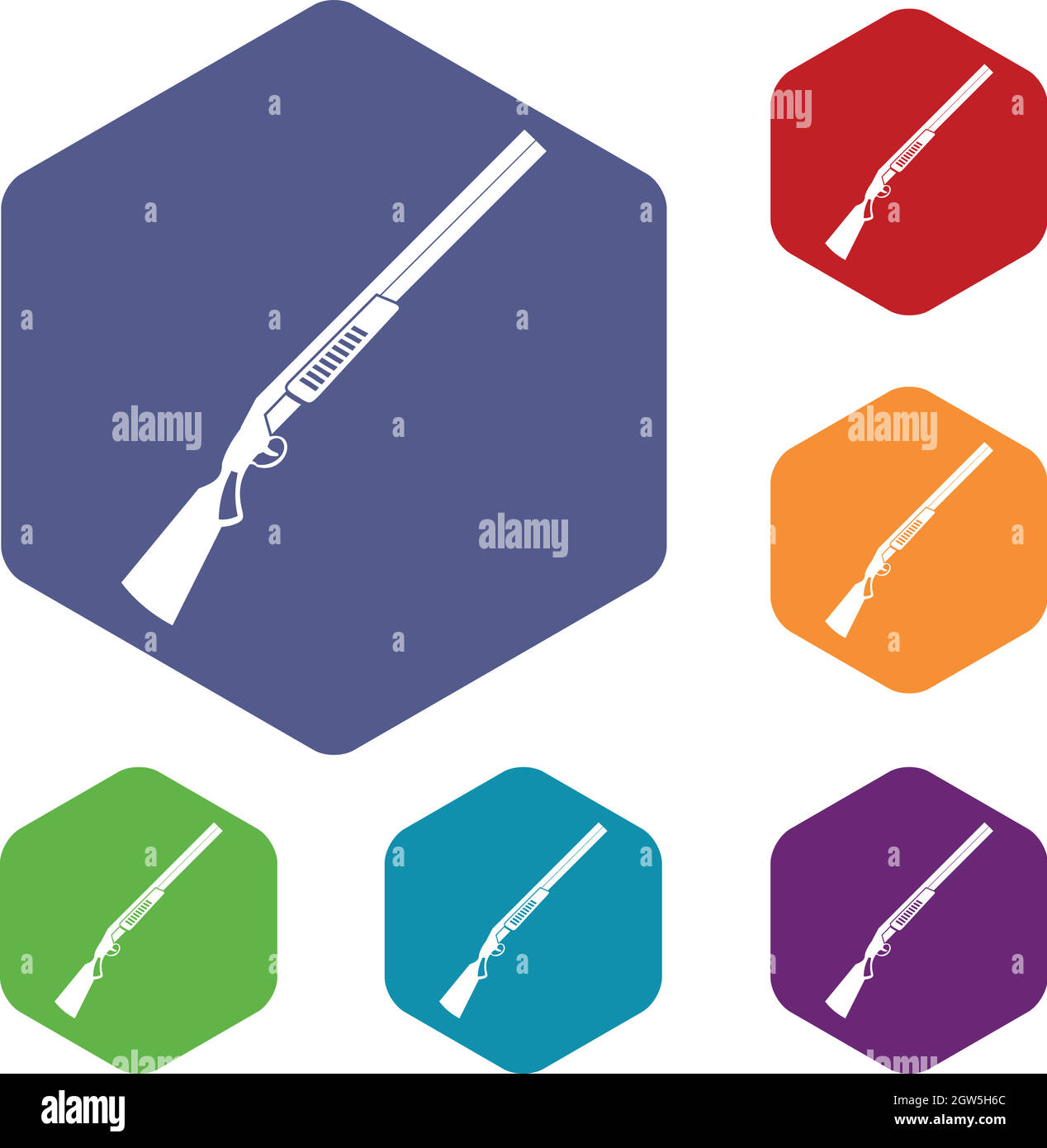 Aim gun Stock Vector Images - Alamy