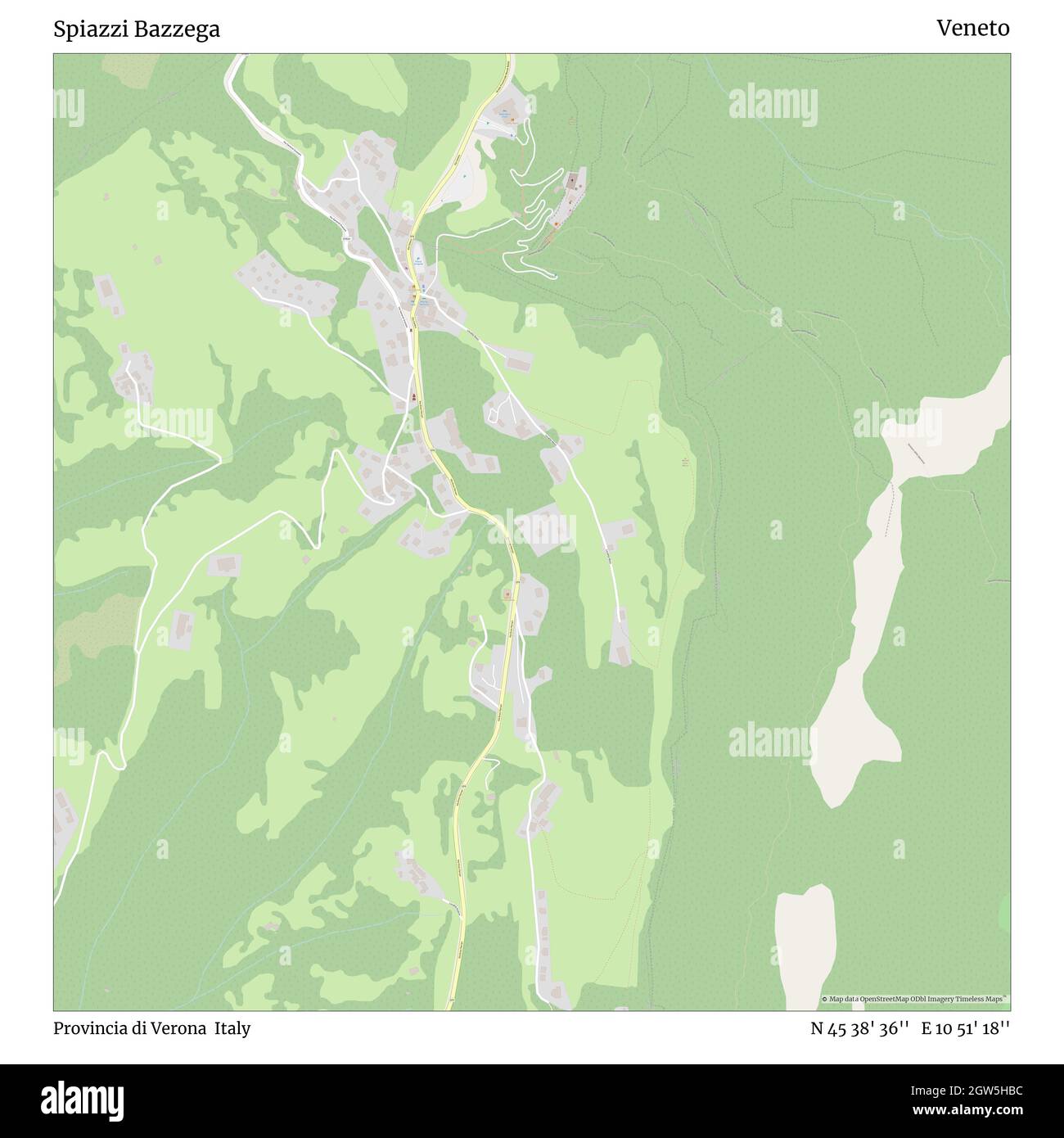Spiazzi Bazzega, Provincia di Verona, Italy, Veneto, N 45 38' 36'', E ...