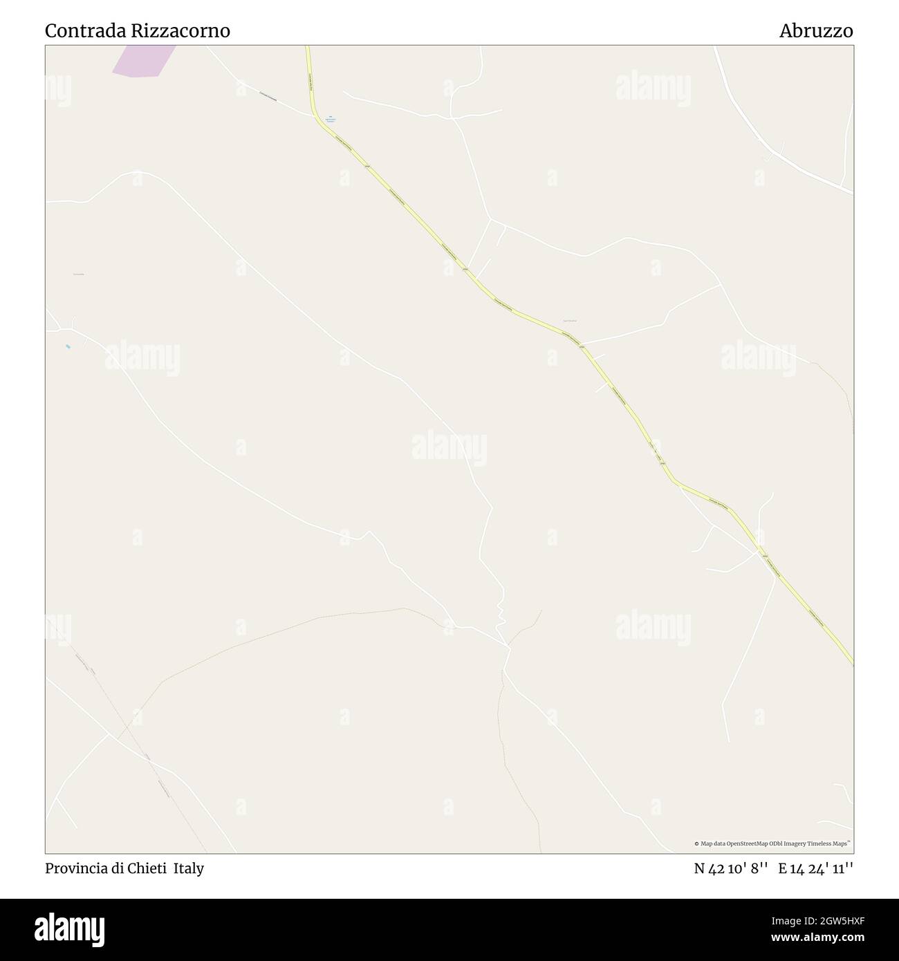 Map of chieti hi-res stock photography and images - Alamy