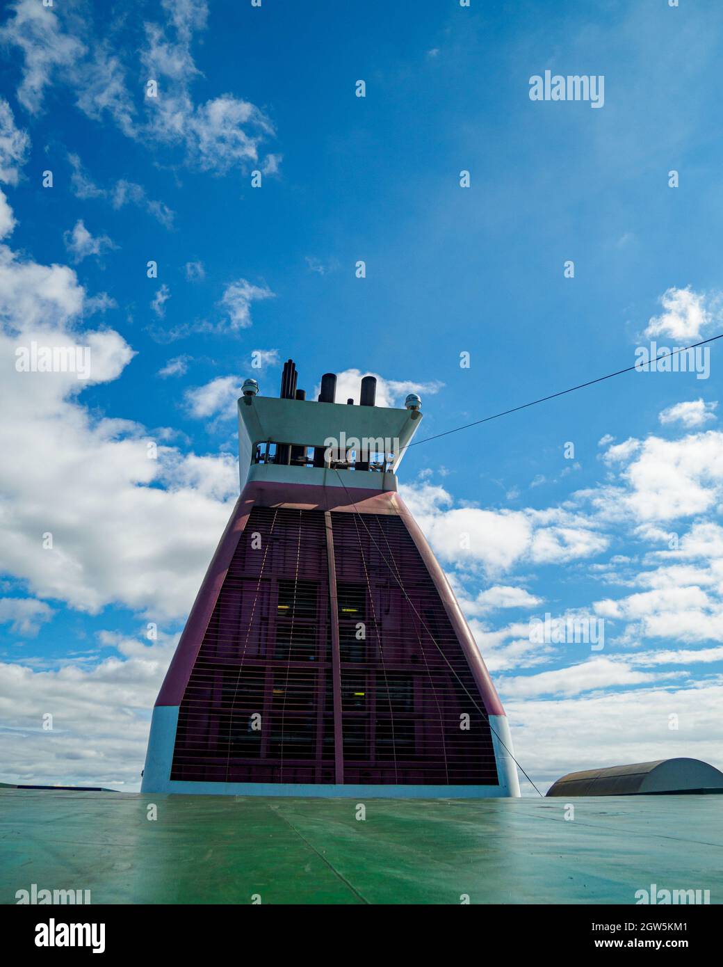 Cruise ship smoke stack hi-res stock photography and images - Alamy