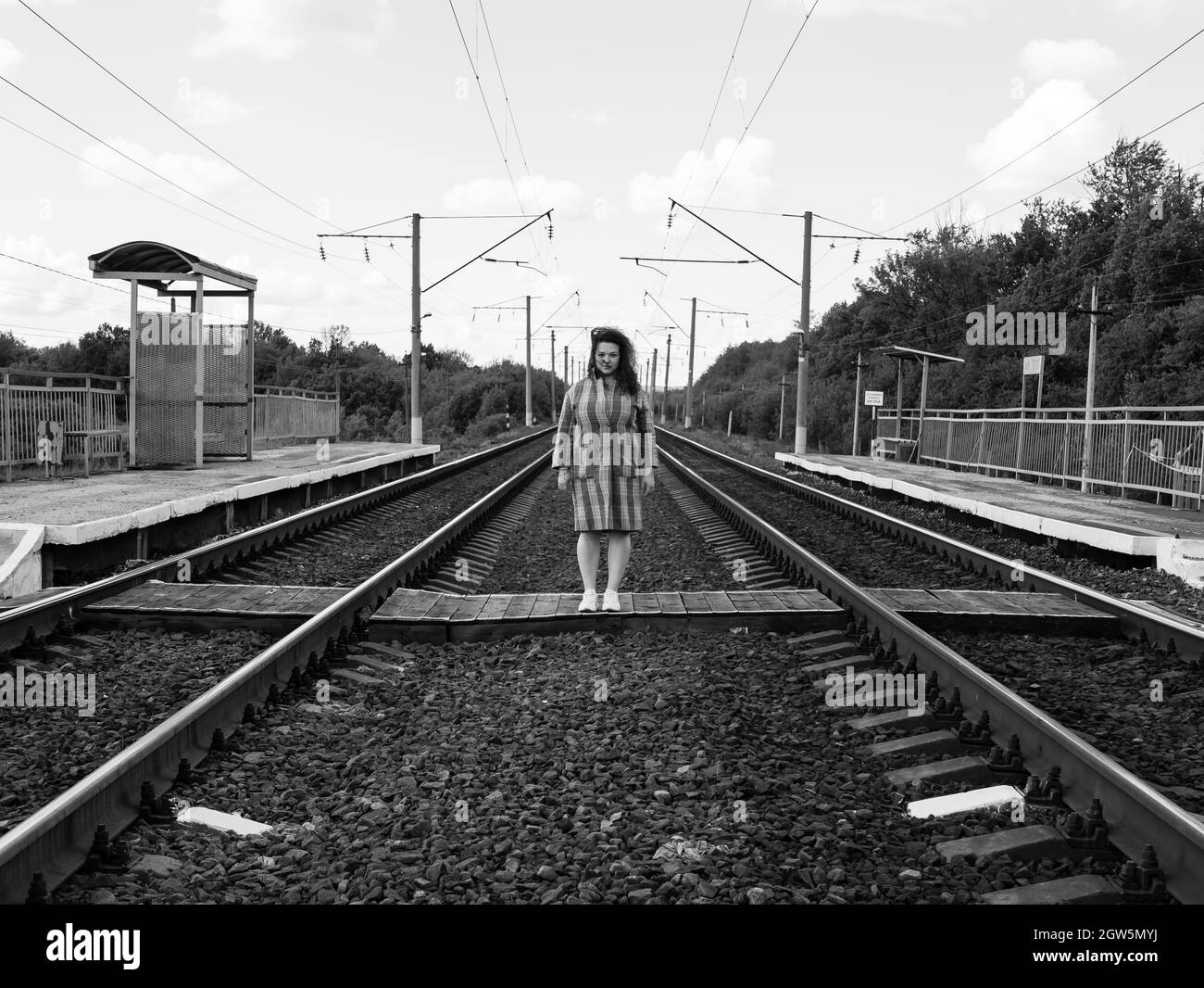 Steam locomotive rear view Black and White Stock Photos & Images - Alamy