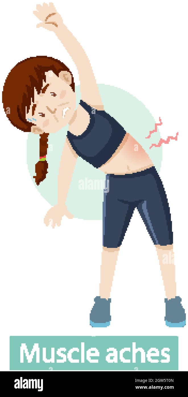 Female muscle Stock Vector Images - Alamy