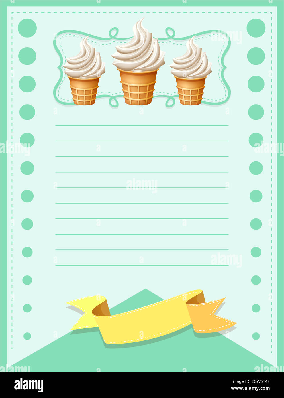 Cream line drawing Stock Vector Images - Alamy