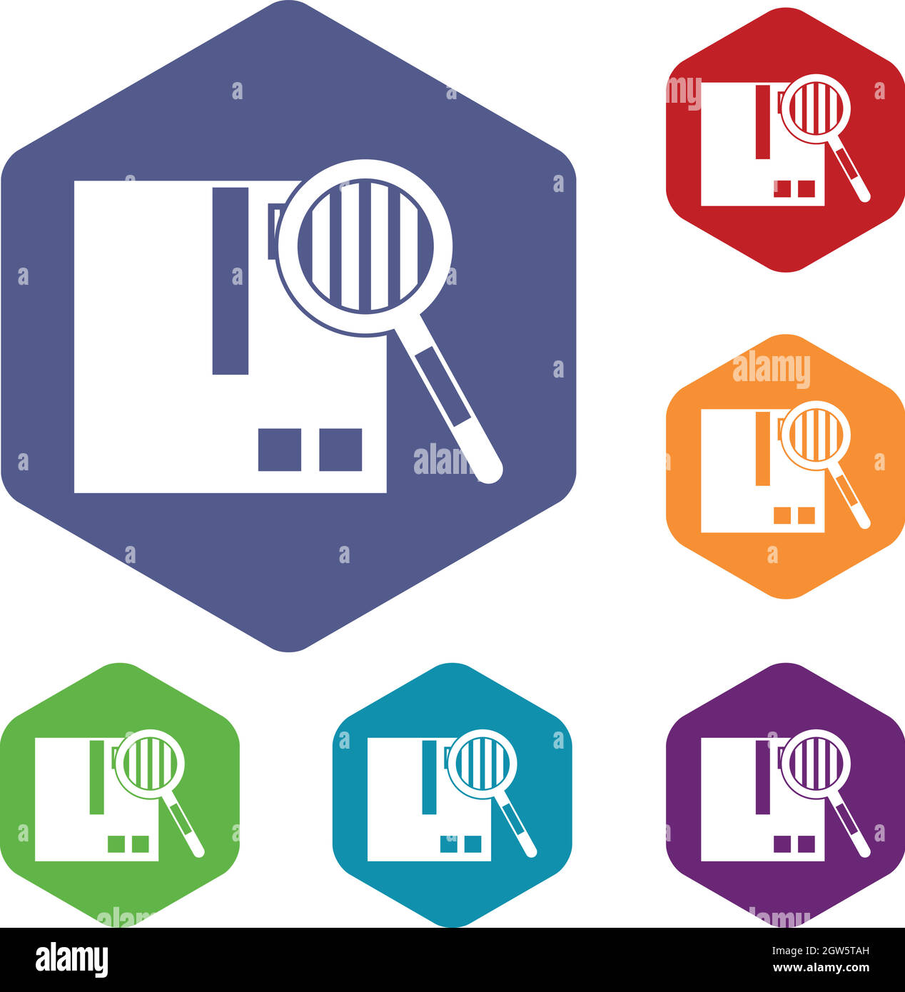 Quality control icons set Stock Vector Image & Art - Alamy