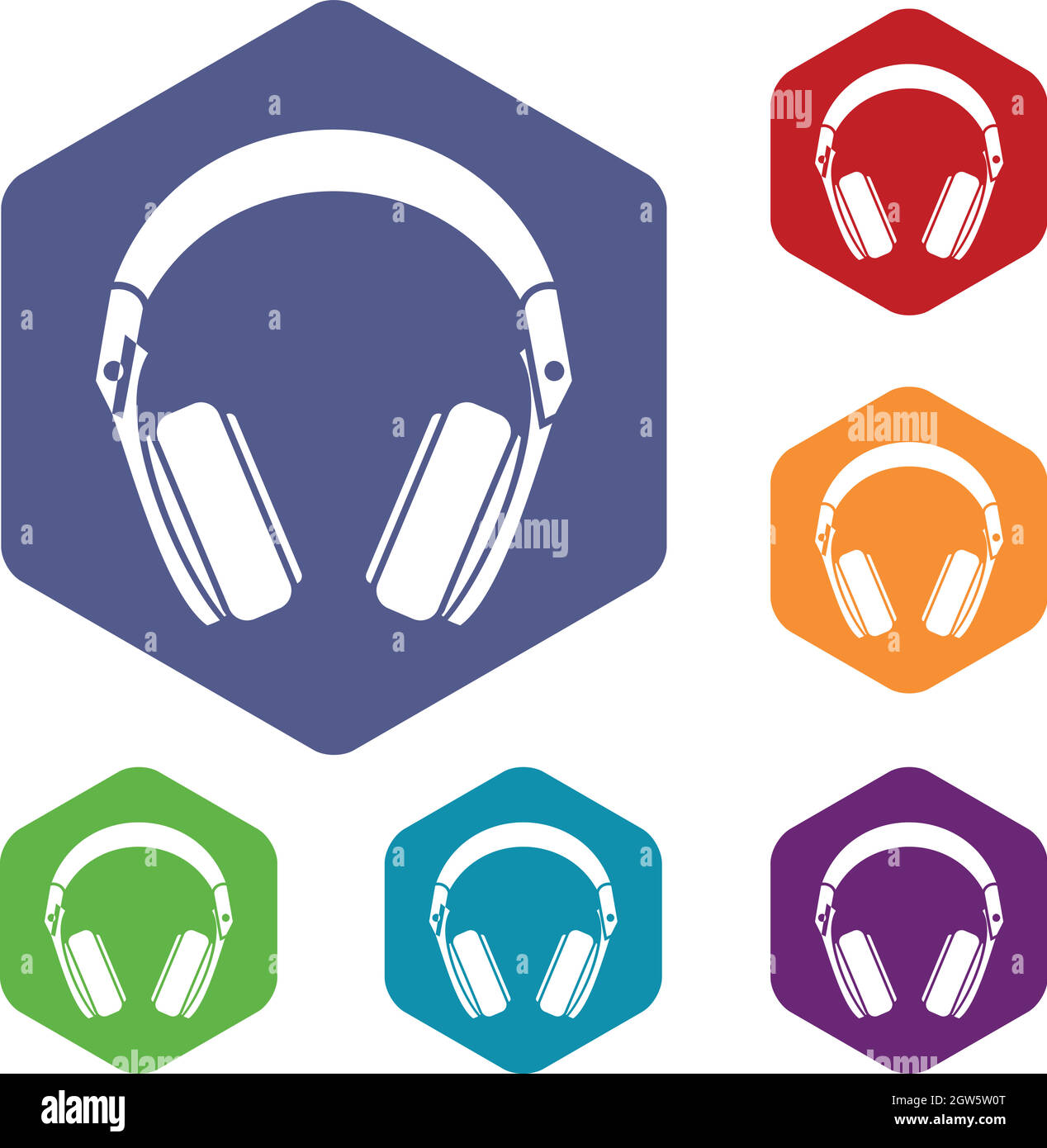 Earphone set Stock Vector Images - Alamy