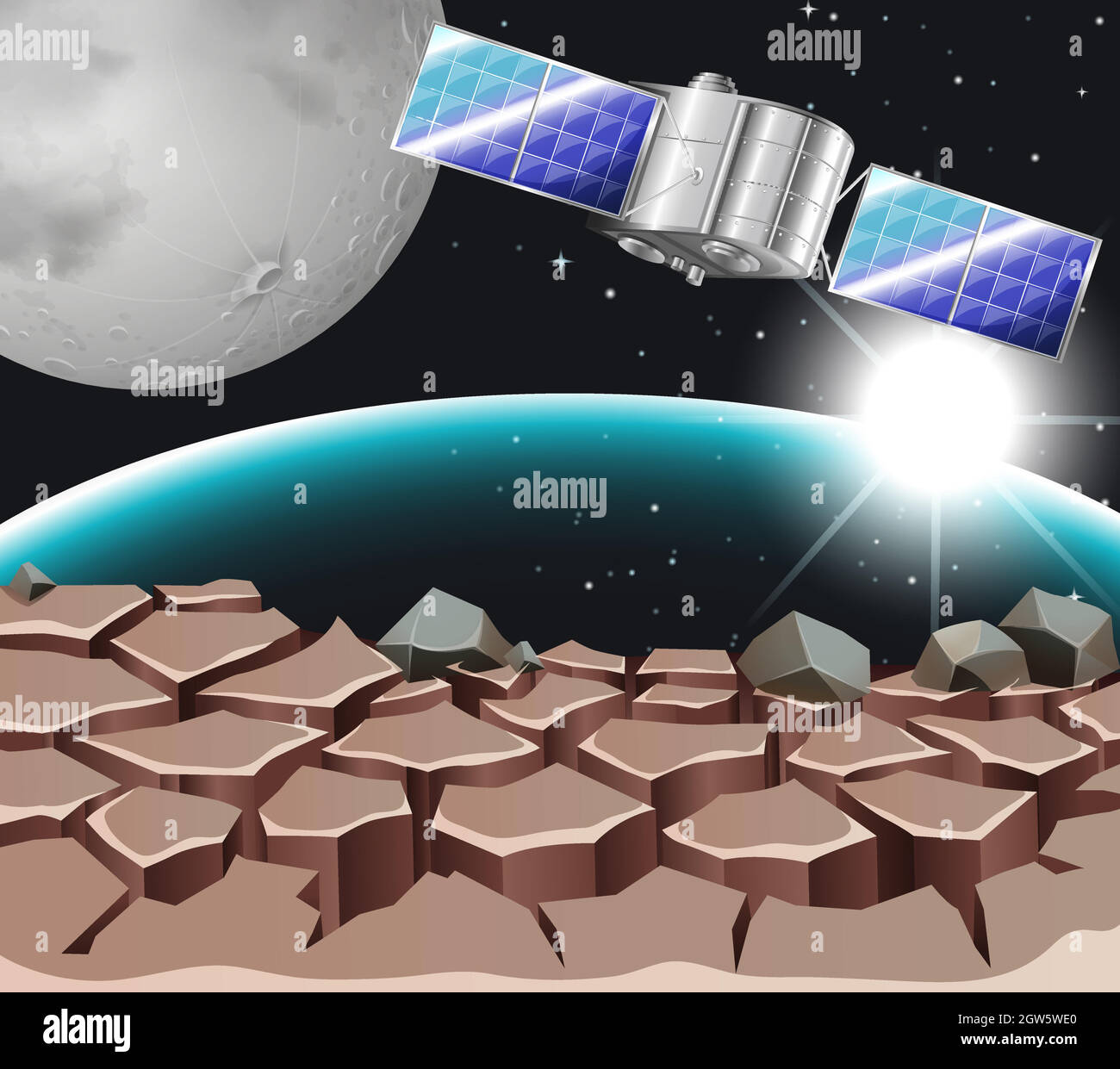 Space satellite hi-res stock photography and images - Alamy