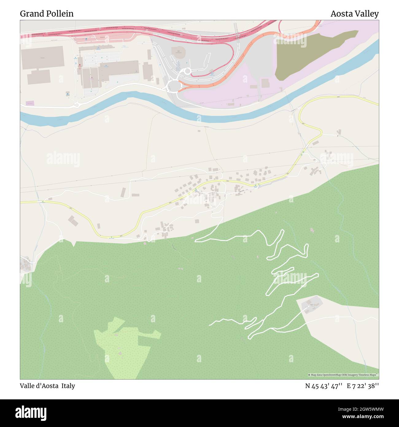 Map of grand valley hi-res stock photography and images - Alamy