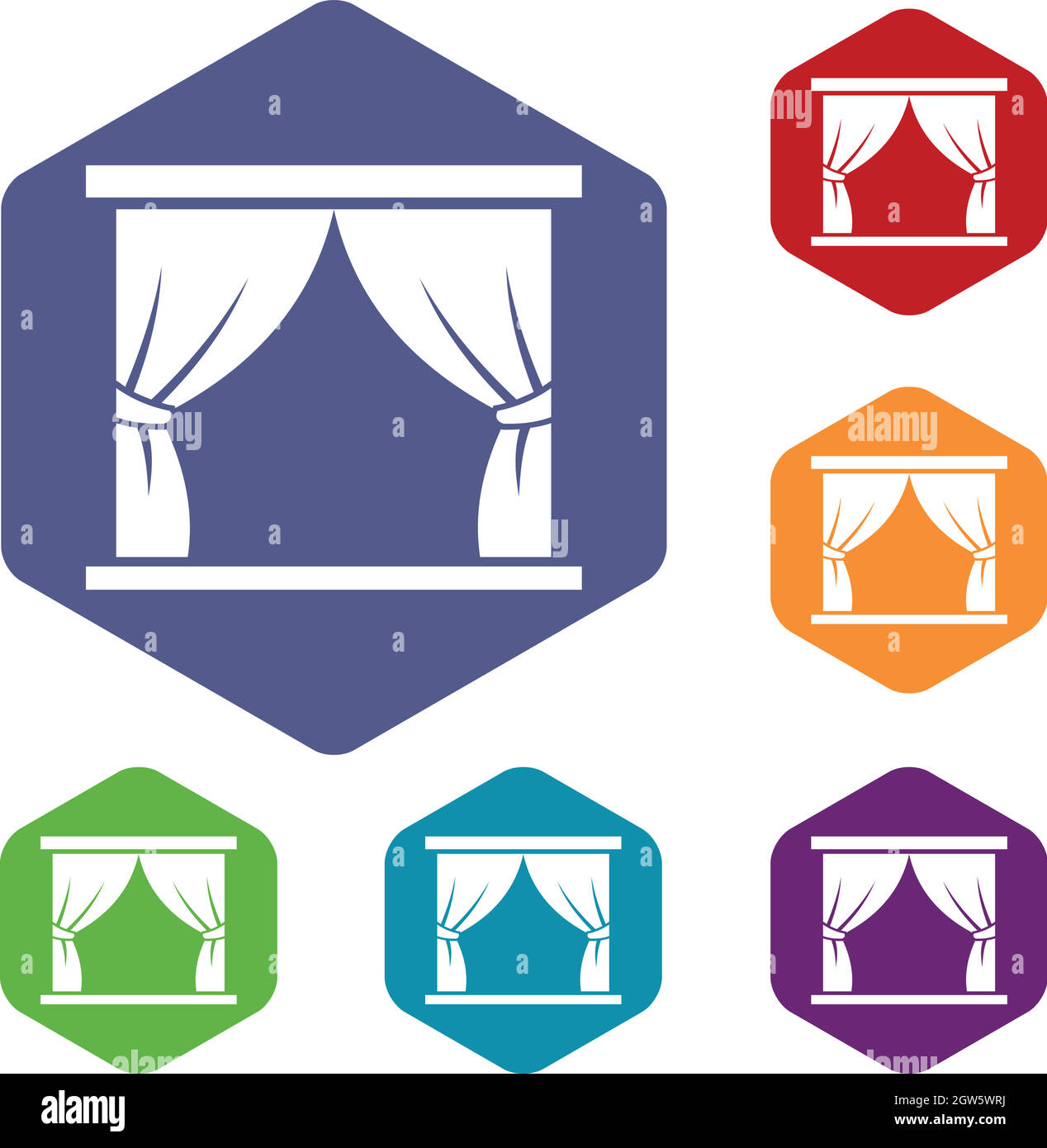 Design opera stage set Stock Vector Images - Alamy