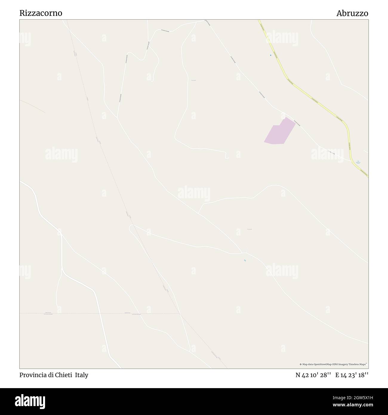 Chieti map hi-res stock photography and images - Alamy