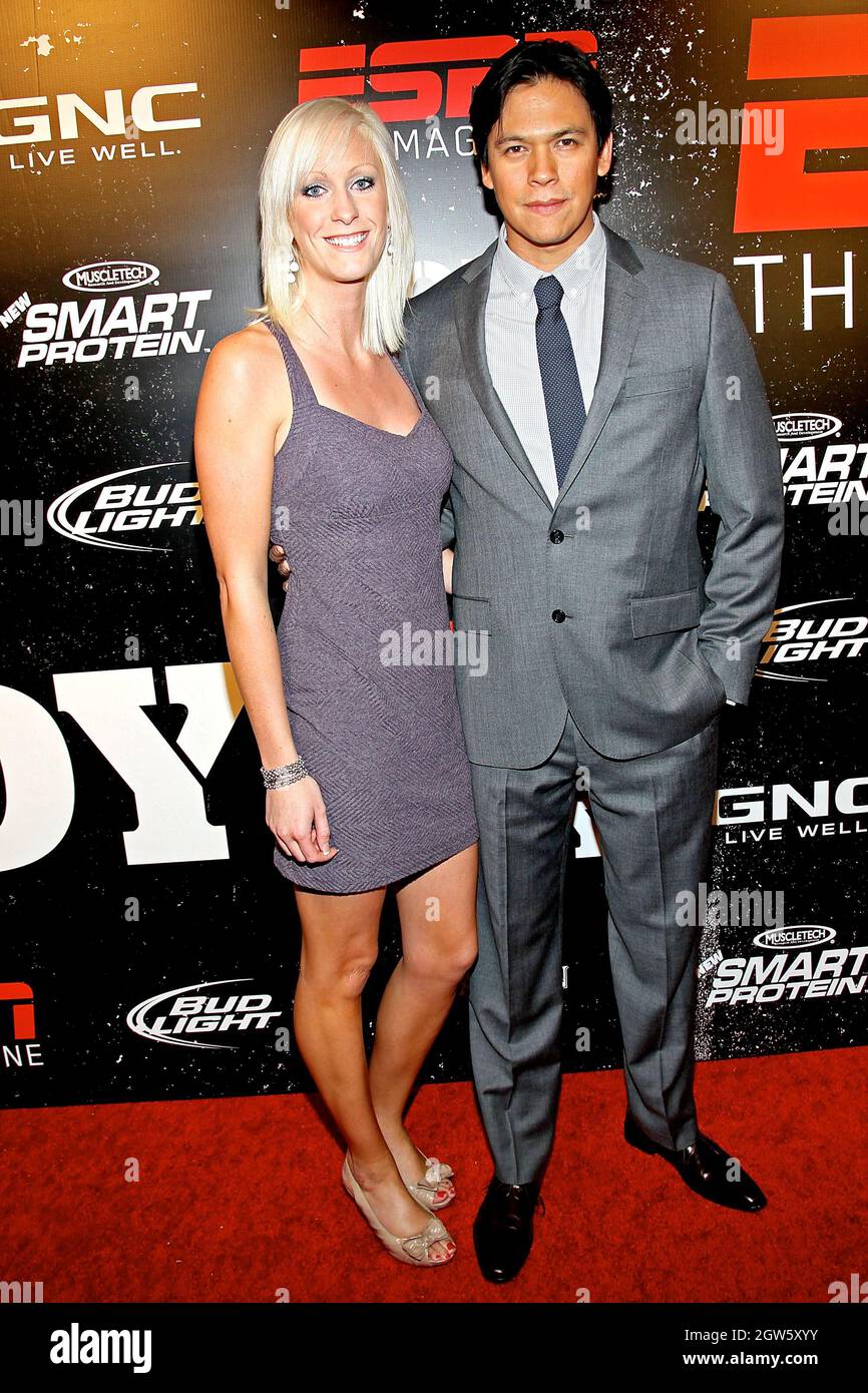 New York, NY, USA. 6 October, 2011. Emilee Wegner, Chaske Spencer at ...