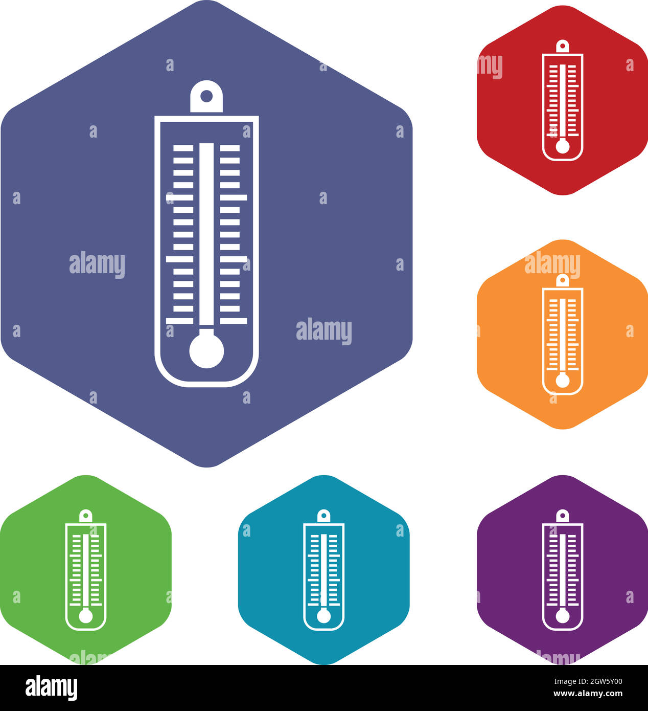 Thermometer icons set Stock Vector Image & Art - Alamy