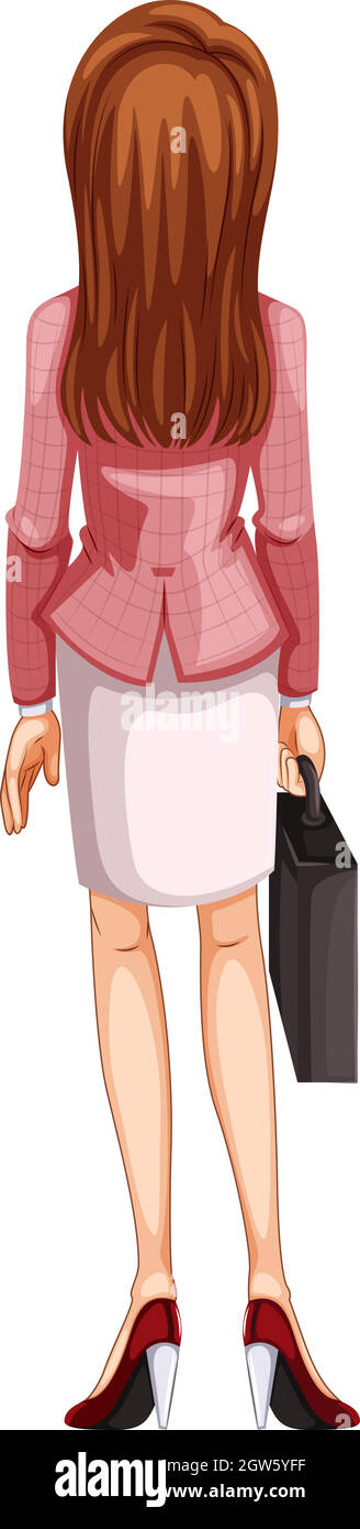 Lady backview hi-res stock photography and images - Alamy