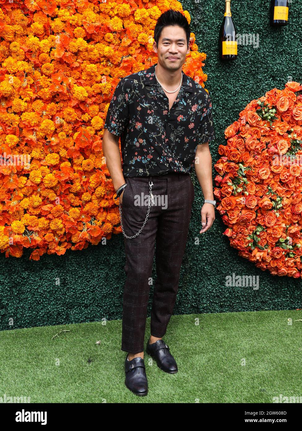 PACIFIC PALISADES, LOS ANGELES, CALIFORNIA, USA - OCTOBER 02: David Lim ...