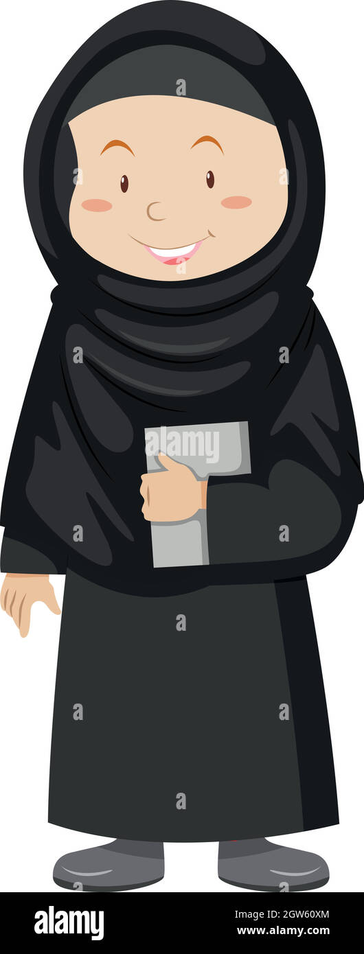 Islam muslim woman in Stock Vector Images - Alamy