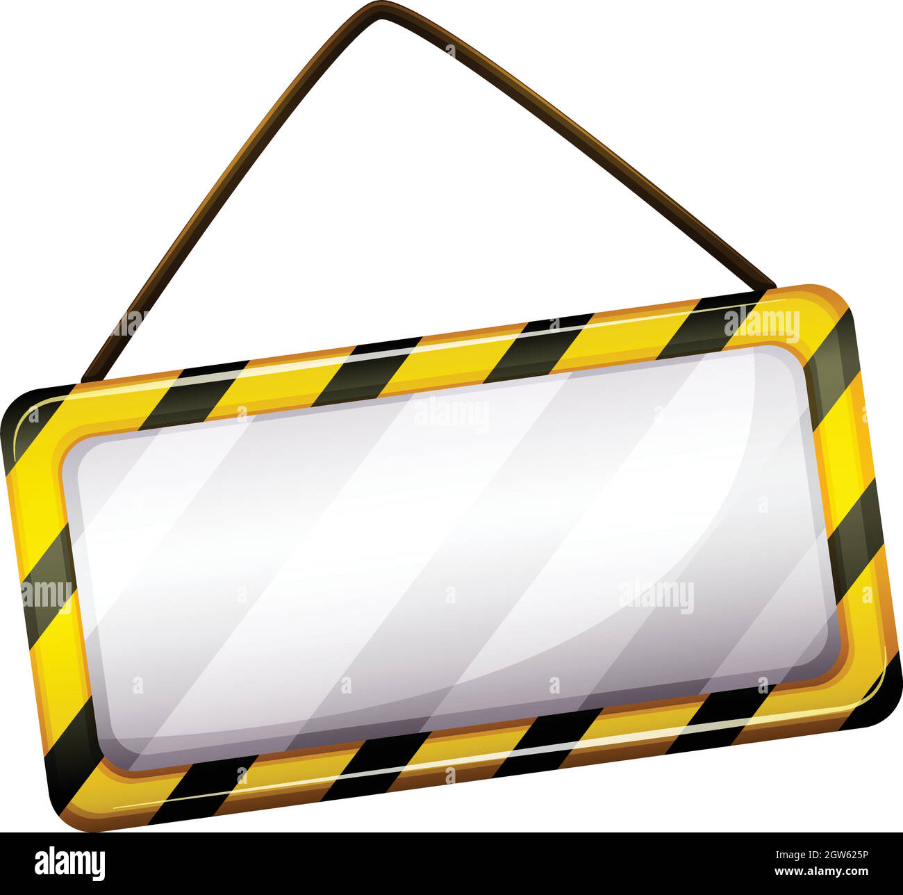 Blank Construction Sign Clipart