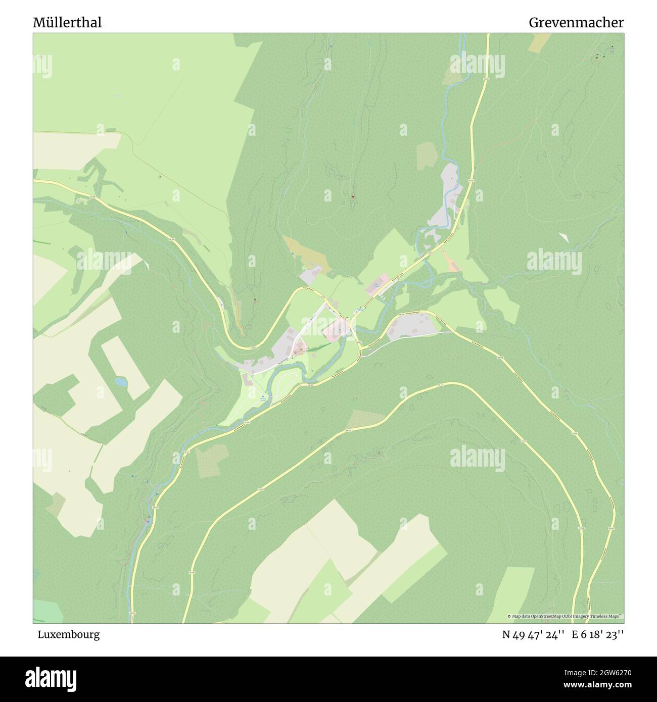 Müllerthal, , Luxembourg, Grevenmacher, N 49 47' 24'', E 6 18' 23 ...